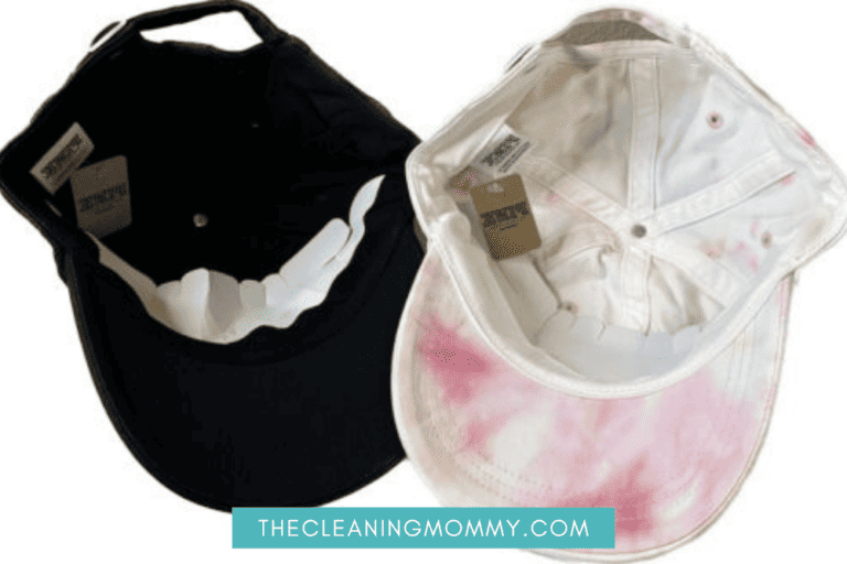 How to Get Sweat Stains Out Of A Hat - The Cleaning Mommy