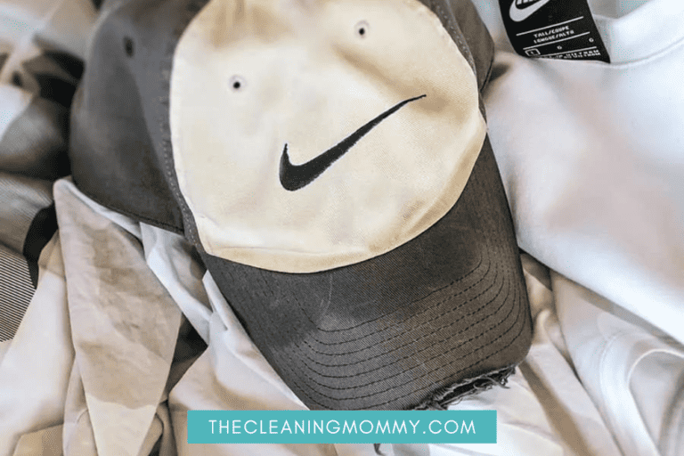 How to Get Sweat Stains Out Of A Hat - The Cleaning Mommy