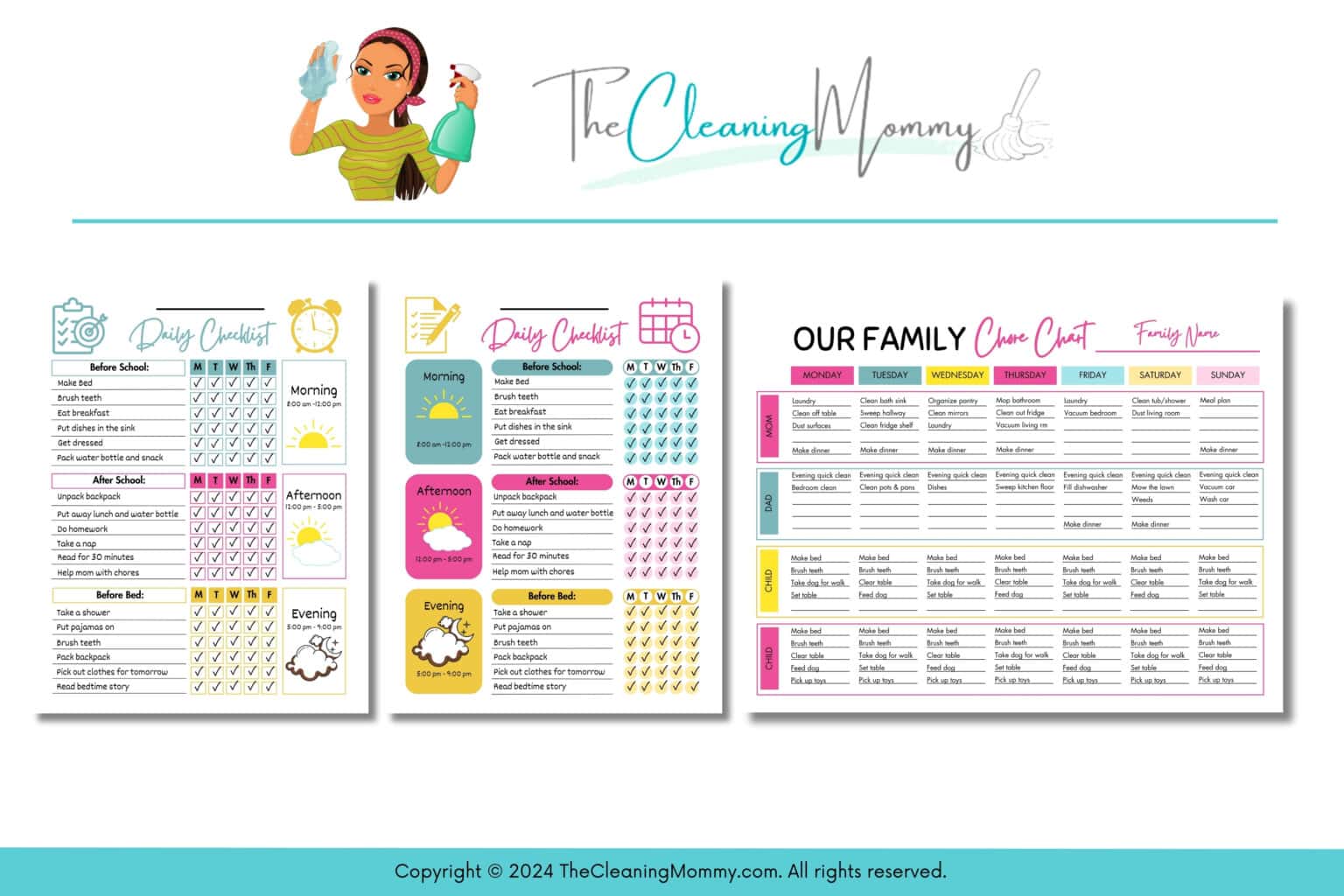 How To Create a Family Chore Chart & Get Everyone Involved - The ...